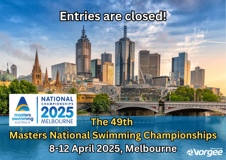 2025 National Championships | Masters Swimming Victoria